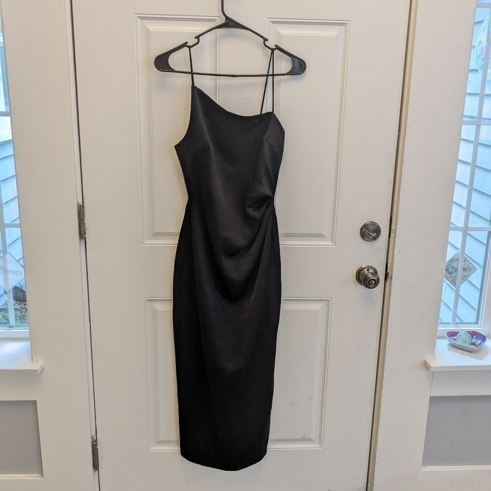 Bec & Bridge | Dresses | Bec Bridge Asymmetrical Neckline Long Black ...